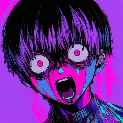 Y2k Vaporwave Dark Anime Aesthetics Midjourney Prompt Promptbase