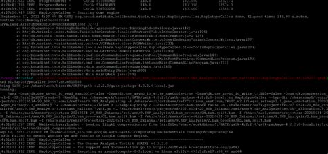 Haplotypecaller Shutting Down Engine Encountering A Large Genome Gatk