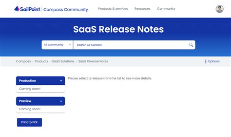 release notes link is broken bugs sailpoint developer community