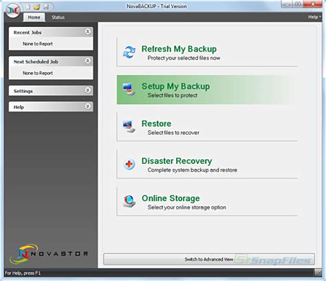 novabackup professional screenshot and download at