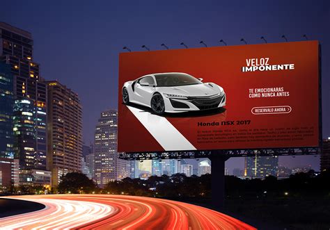 Design Billboard Honda Nsx 2017 On Behance