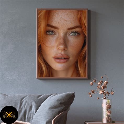 Redhead Ai Model Female Model Woman Model Ai Cover Model Woman Cover Model Ai Photography
