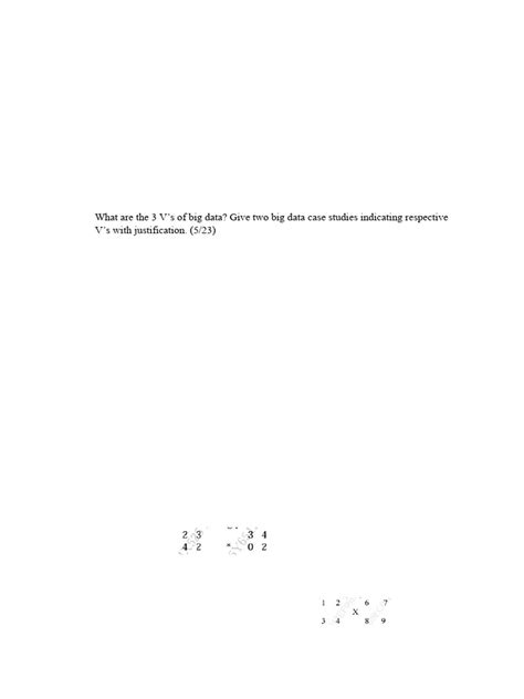 Bda End Sem Pdf Map Reduce No Sql