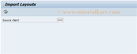 GLPLIMPORT SAP Tcode Import Layouts
