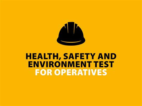 Health Safety And Environment Test For Operatives Black Hat Training