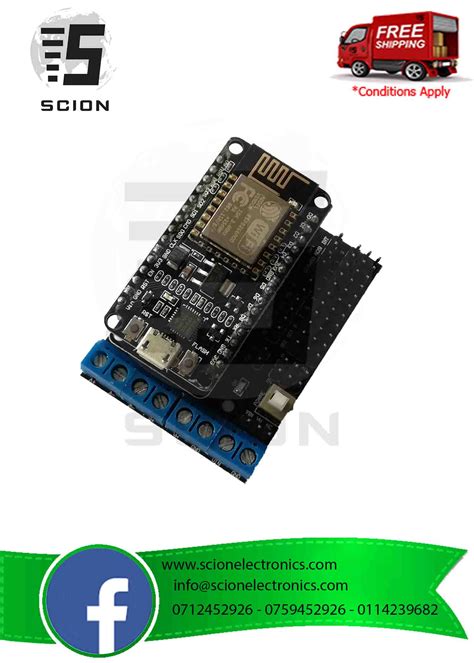 NodeMCU Motor Drive Expansion Board ESP E Lua WiFi Scion Electronics