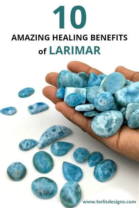 The healing properties of the Larimar stone and meaning | Crystals and gemstones, Crystal ...