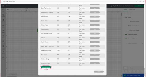 How To Add A Custom Material Setting In Cricut Design Space Bees Knees SVG