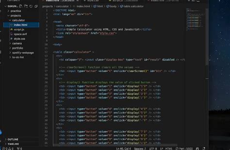 made a calculator with html css and javascript sajith kaligotla k