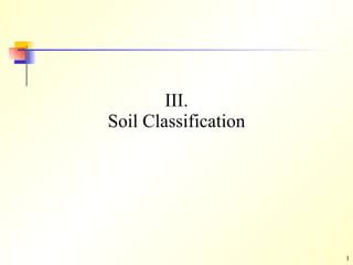 Soil Classification PPT