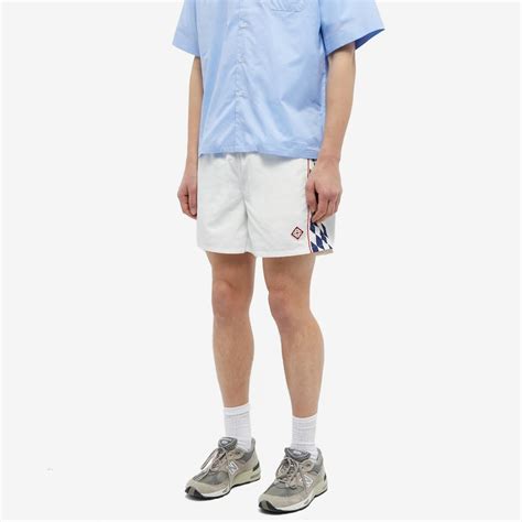 Casablanca Mens Par Avion Track Short In White Casablanca