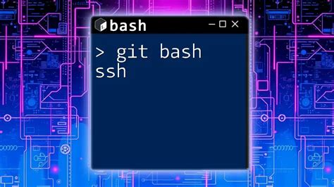 Unlocking Access Git Bash Ssh Key Essentials
