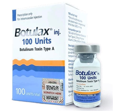Botulax 100 Units Blue Box Botox Body With Fda Quality Item Shop
