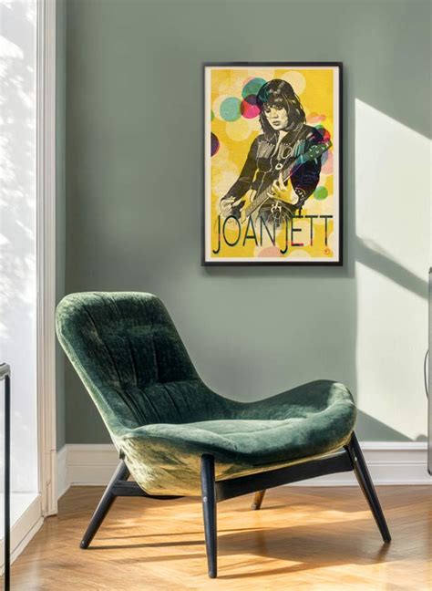 Joan Jett Poster A2 Punk Glam Rock And Roll Wall Art Etsy