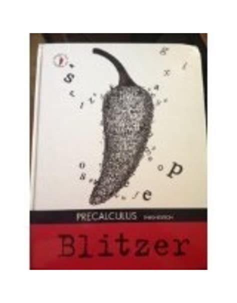 Precalculus Textbook Blitzer