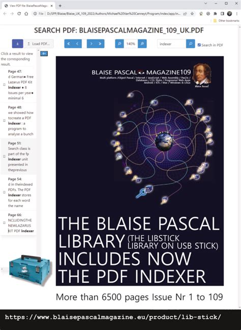 Blaise Pascal Magazine Site About All Aspects Of The Prgraming Language Pascal