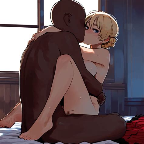 Rule 34 1boy Ai Generated Bed Blonde Hair Blue Eyes Darjeeling Dark