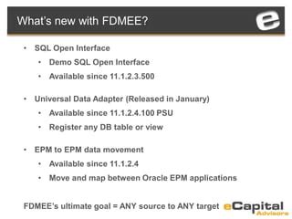 Integrating Your Company S Data With FDMEE PPT