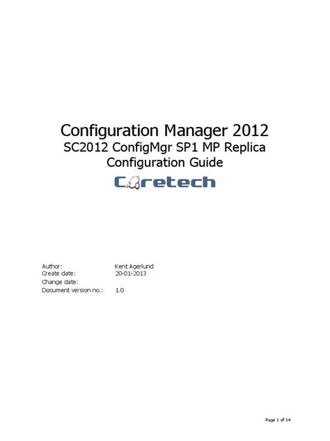 05 Sccm 2012 Mp Replica Pdf Microsoft Sql Server Databases