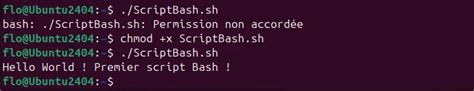 Script Bash Sous Linux Comment Créer Son Premier Script