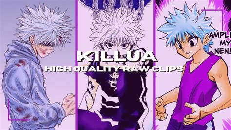 Killua Raw High Quality Clips For Editing Youtube