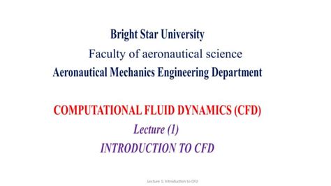 Computational Fluid Dynamics Cfd Pptx