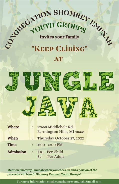 Entry 30 By Khimtumogbong For Jungle Java Poster Freelancer