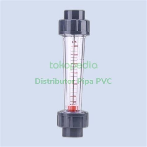 Jual Rotameter Flow Meter S 6 60 Lh 12 Inch Flowtech Fitting Pvc Pipa