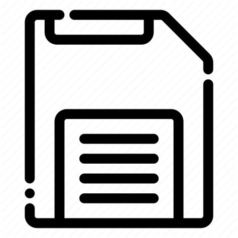Save File Data Computer Document Icon Download On Iconfinder