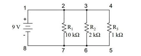 Parallel Circuit Example Problems With Solutions - Circuit Diagram