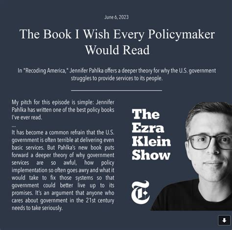 Katherine Long On Linkedin Listened To The Ezra Klein Interview And
