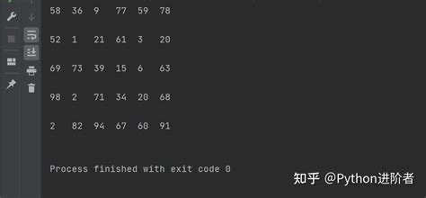 编写程序，随机产生30个1 100之间的随机整数，按5行6列的格式输出 知乎