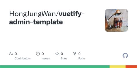GitHub HongJungWan Vuetify Admin Template