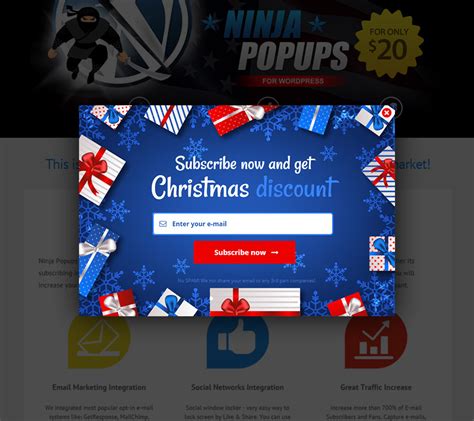 Popups Library Ninja Popups Demo