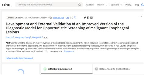 development and external validation of an improved version of the