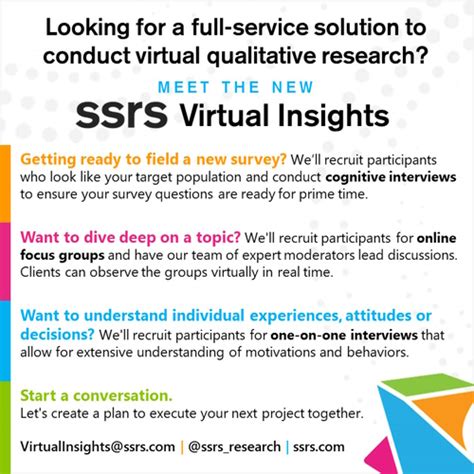 Ssrs Ssrs Virtual Insights Is A Full Service Solution