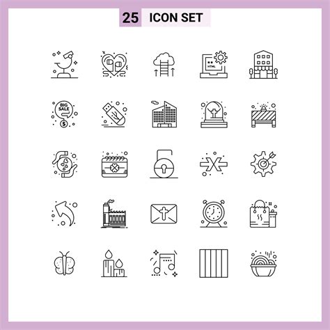 Pack Of 25 Creative Lines Of Develop Code Music Focus Dream Editable Vector Design Elements