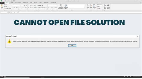 Excel Cannot Open File Solution Youtube