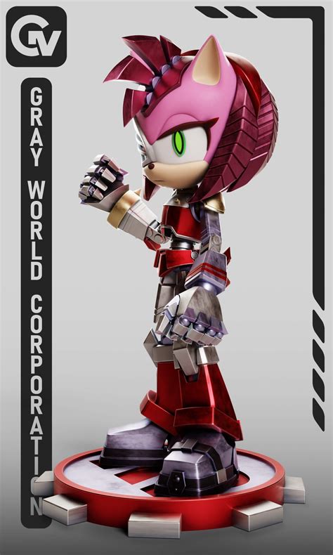 Rusty Rose Sonic The Hedgehog 3d Print Model By Gray World Corporation