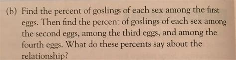 Solved 5 22 Sex And Egg Order One Way To See The Chegg Com