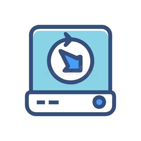 Backup Software Management Icon Stock Vector Illustration Of Security