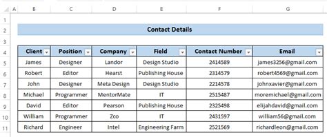 How To Keep Track Of Clients In Excel Download Free Template