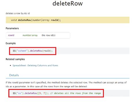 How To Delete The Multiple Rows In A Spreadsheet Webix Forum