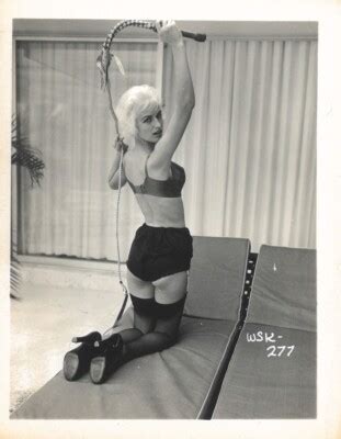 Original Vintage Photo Mature Blonde In Black Nylons Black Lingerie