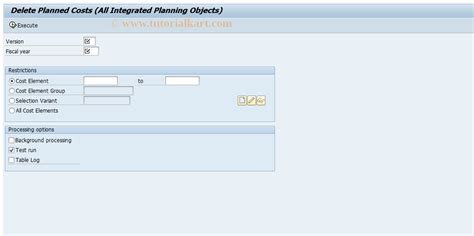 kp90 sap tcode delete planned costs