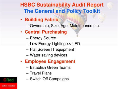 PPT HSBC Sustainability Audit Report PowerPoint Presentation Free Download ID 5324776