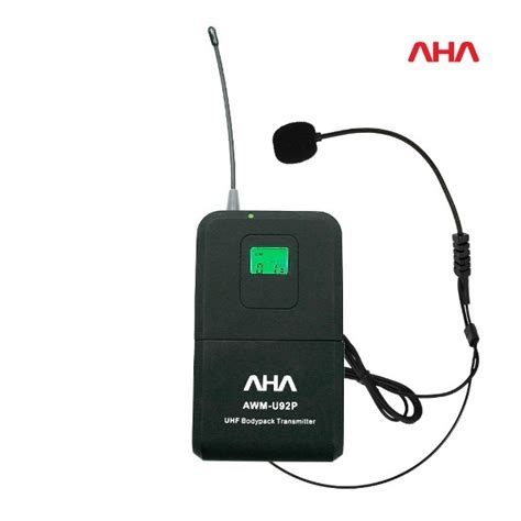 아하 U92 무선 핀마이크 클립형 송신기 전용 강의 회의용 마이크