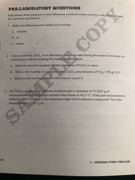 Solved PRE LABORATORY QUESTIONS Fully Answer These Questions Chegg Com