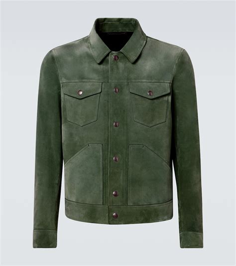 Suede Jacket In Green Tom Ford Mytheresa Suede Jacket In Green Tom Ford Mytheresa