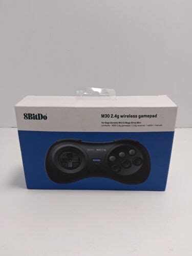 8bitdo M30 Mini 2 4g Wireless Rechargable Gamepad For Sega Genesis Mini Ebay